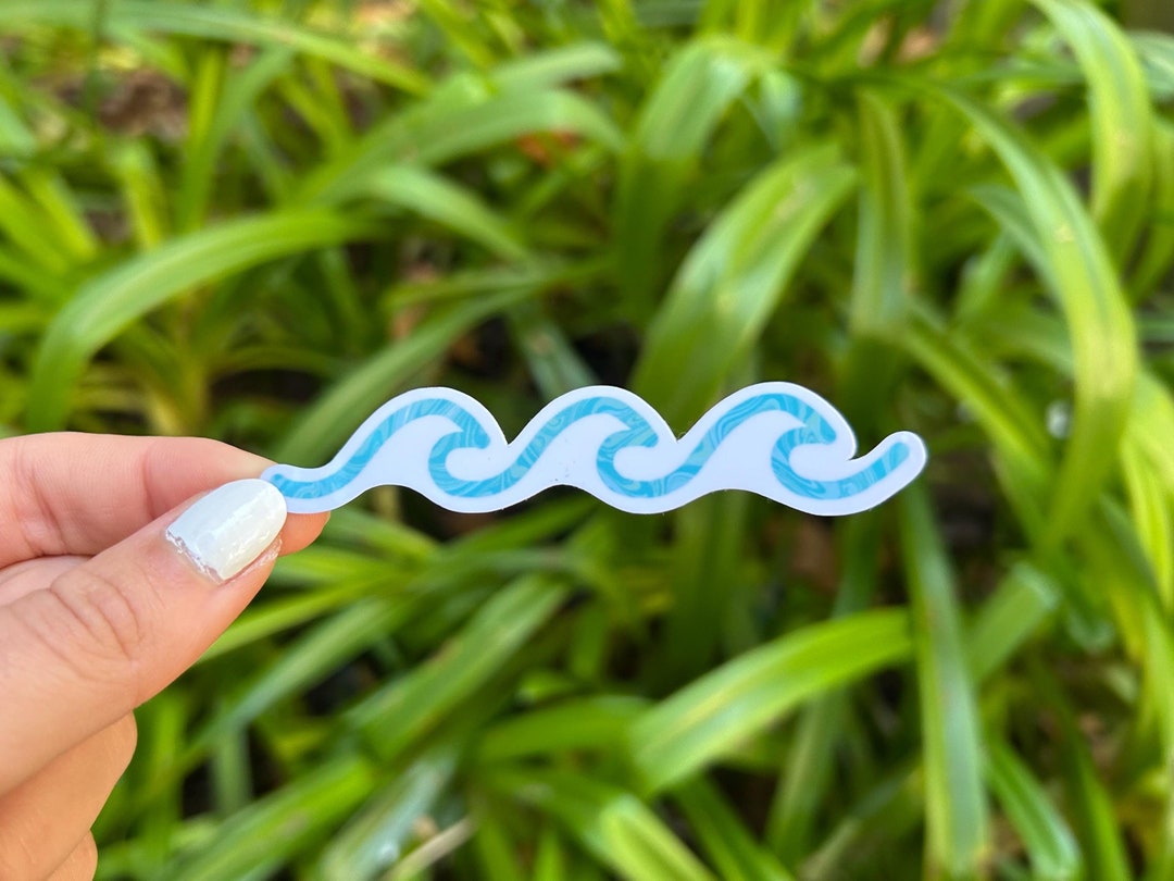 Ocean Waves Sticker - Etsy