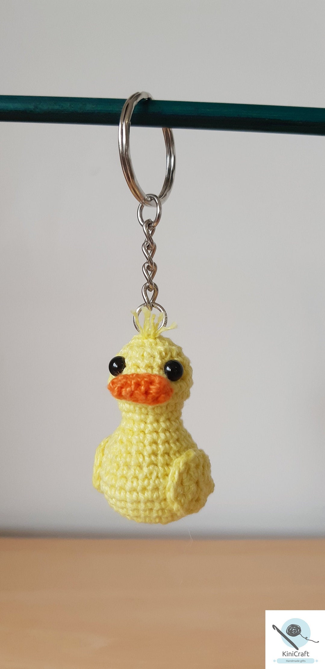 Mini Amigurumi Crochet Duck Keyring / Keychain / Bag Charm - Etsy Australia