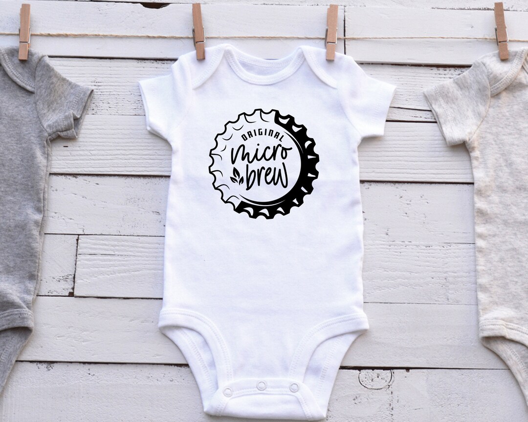 Microbrew Baby Bodysuit, Beer Baby, Drinking Baby, Humor Baby, Funny ...
