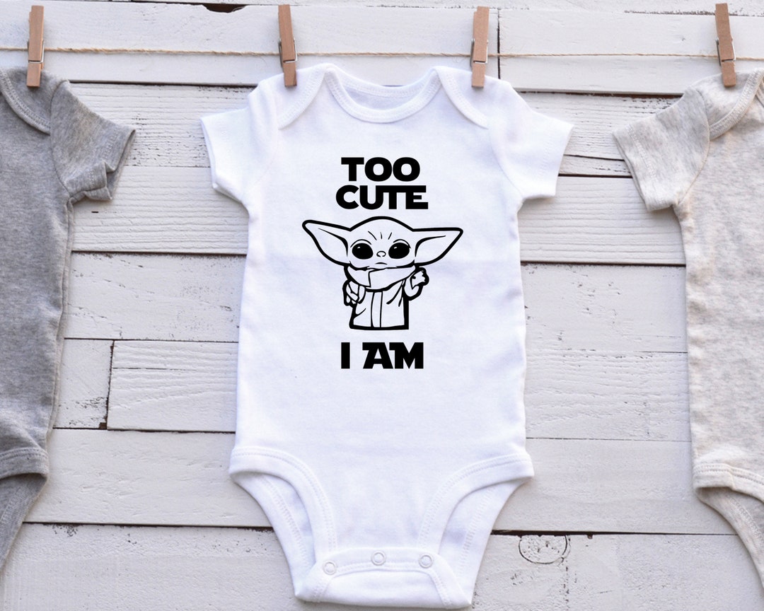 Too Cute I Am, Baby Bodysuit, Funny Baby, Cute Baby, Baby Shower Gift ...