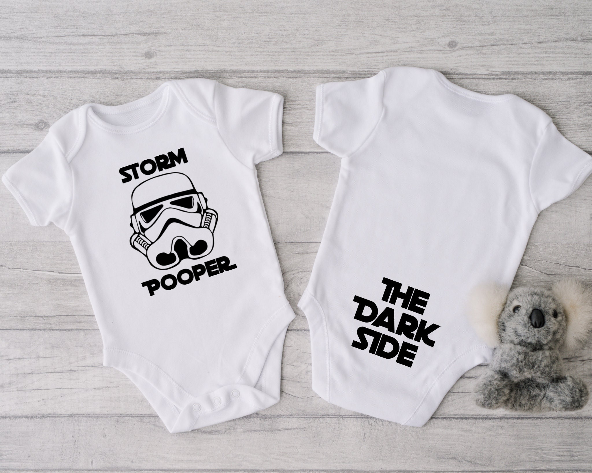 Storm Pooper, Dark Side Baby Bodysuit, Funny Baby, Cute Baby, Baby ...