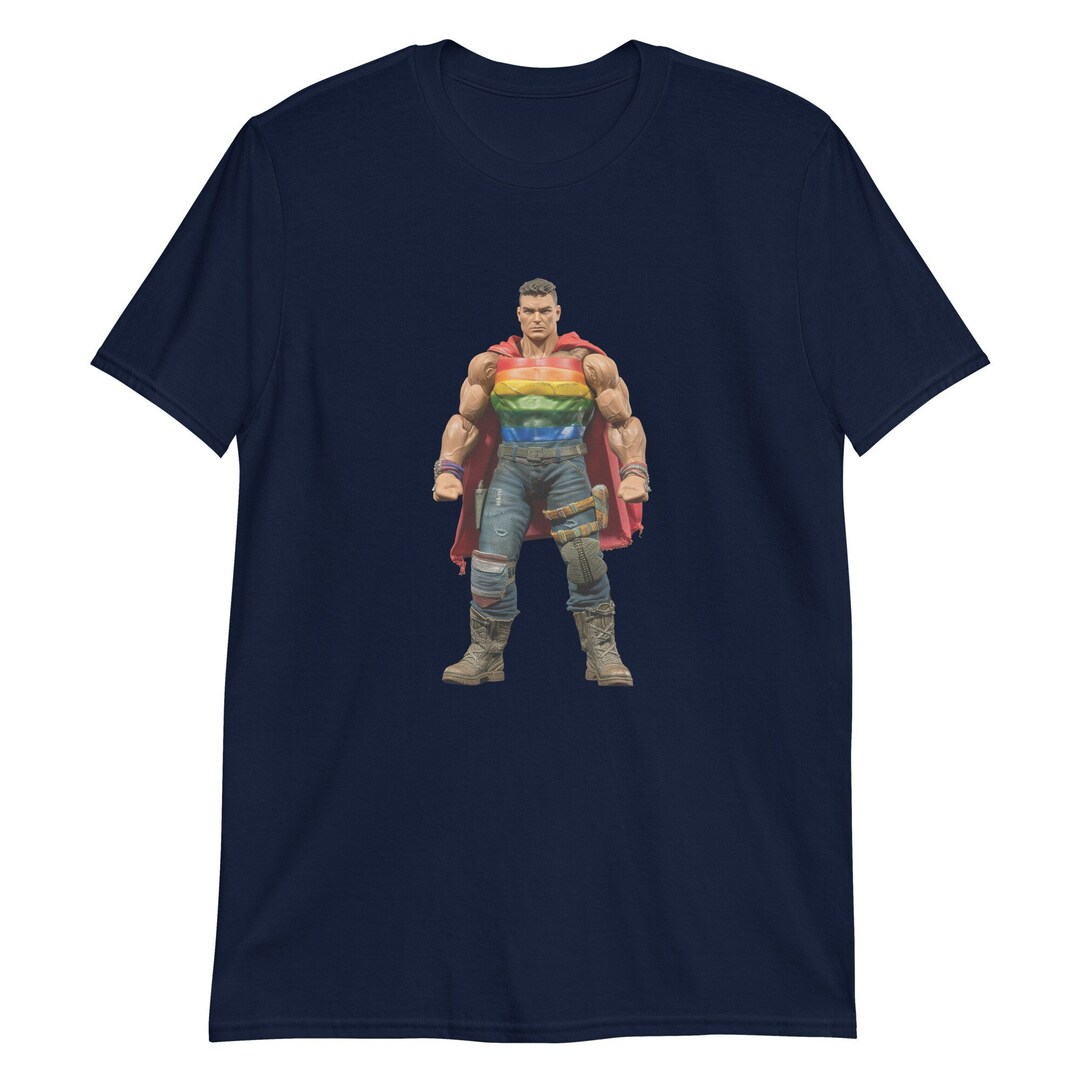 LGBT Action Figure Short-sleeve Unisex T-shirt - Etsy