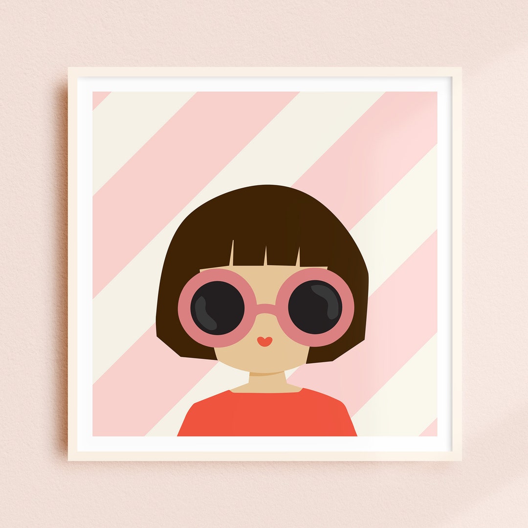 Poppy Portrait Art Print - Etsy
