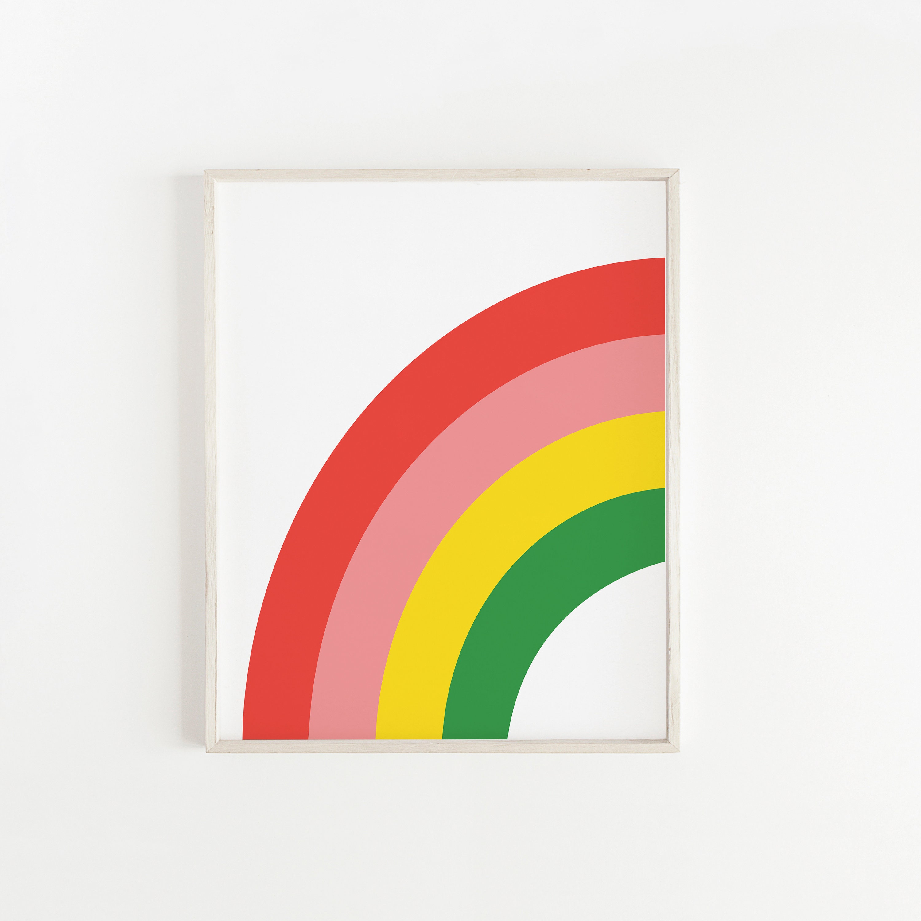 Printable Rainbow Art Print for kids room nursery kids decor | Etsy