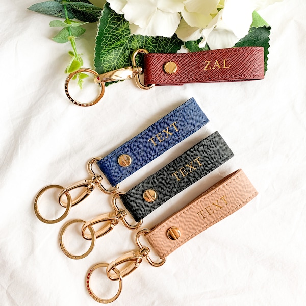 Monogram Keychain - Etsy
