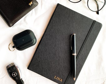 Leather Bound Notebook - Etsy