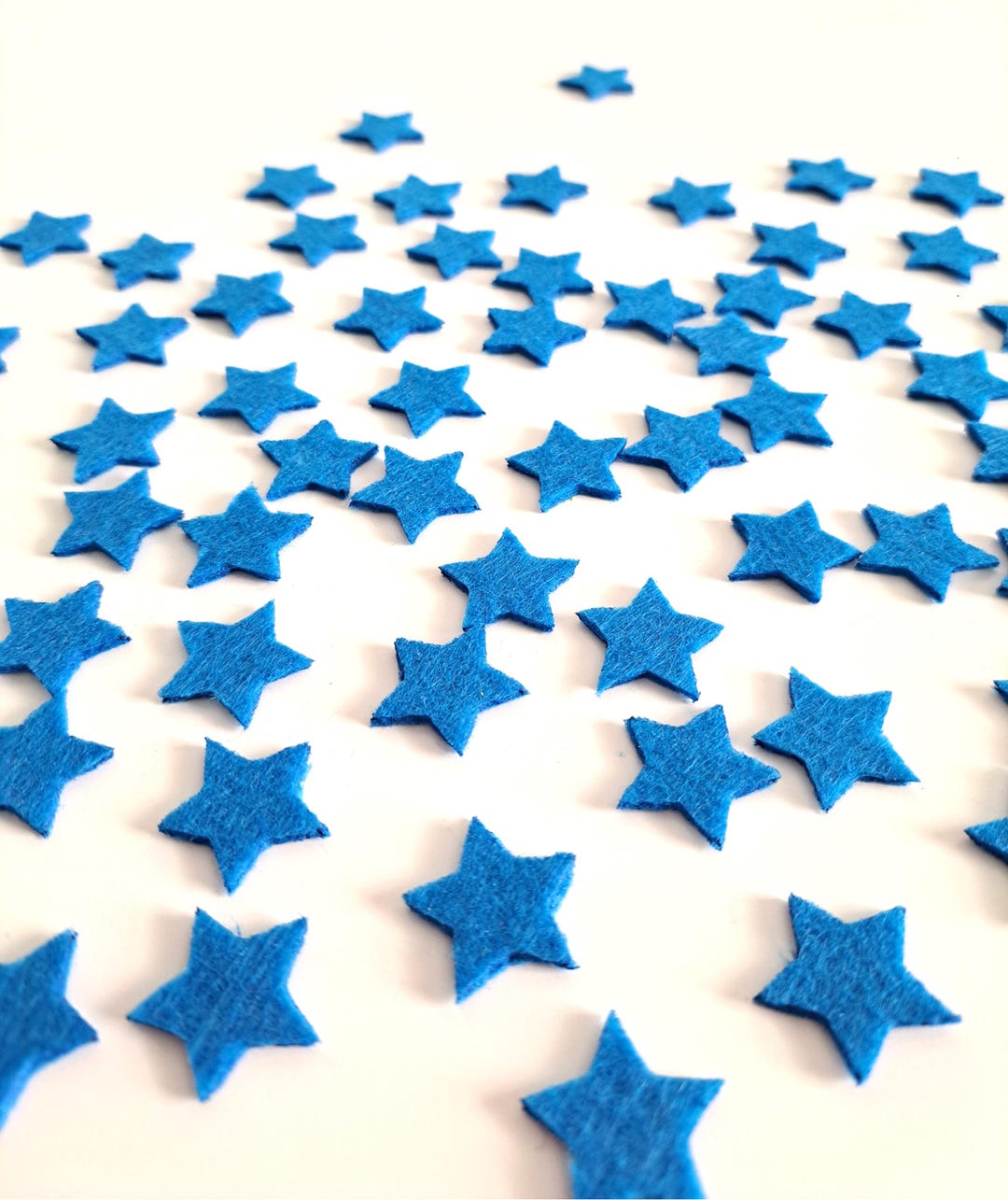 Blue Mini Felt Stars - Pack of 50 | Laser Cut Felt Appliqués for DIY ...