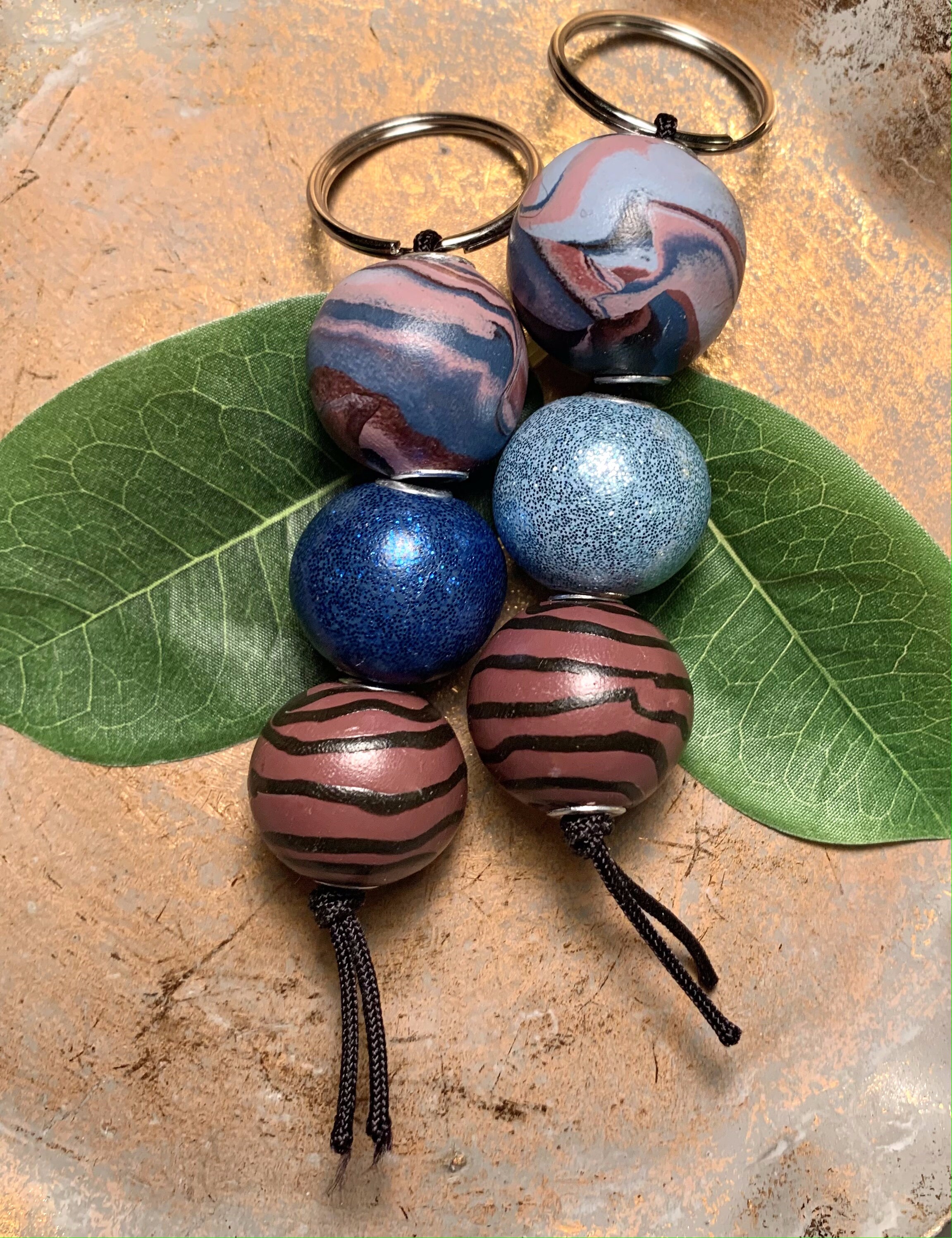 Waterfall Polymer Clay Keychain Purse Accessory Zipper - Etsy UK