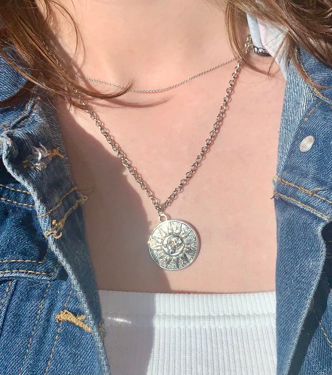 Zodiac Token Necklace Sterling Silver Jewelry Alternative Astrology ...