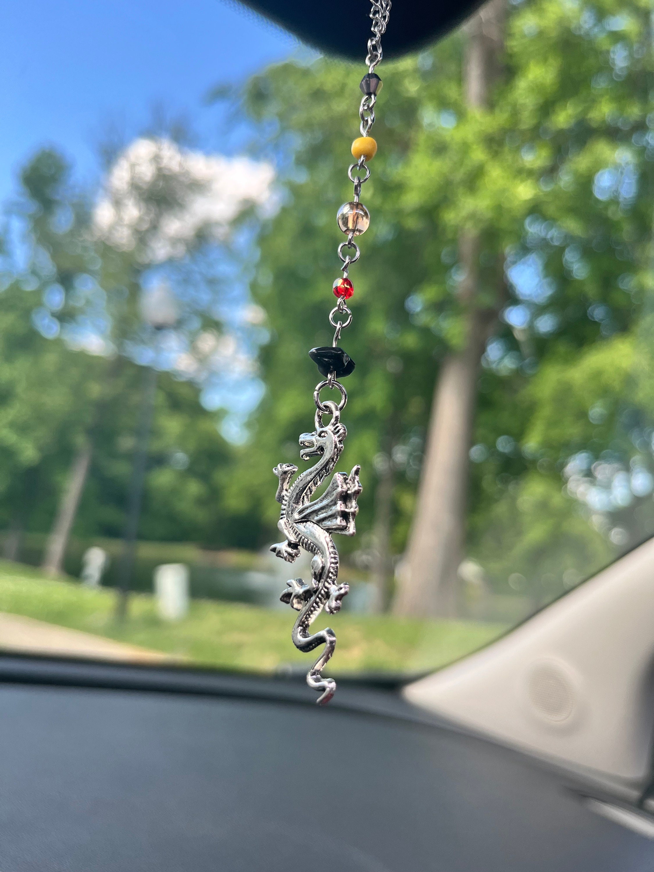 Silver Dragon Car Accessories Plush