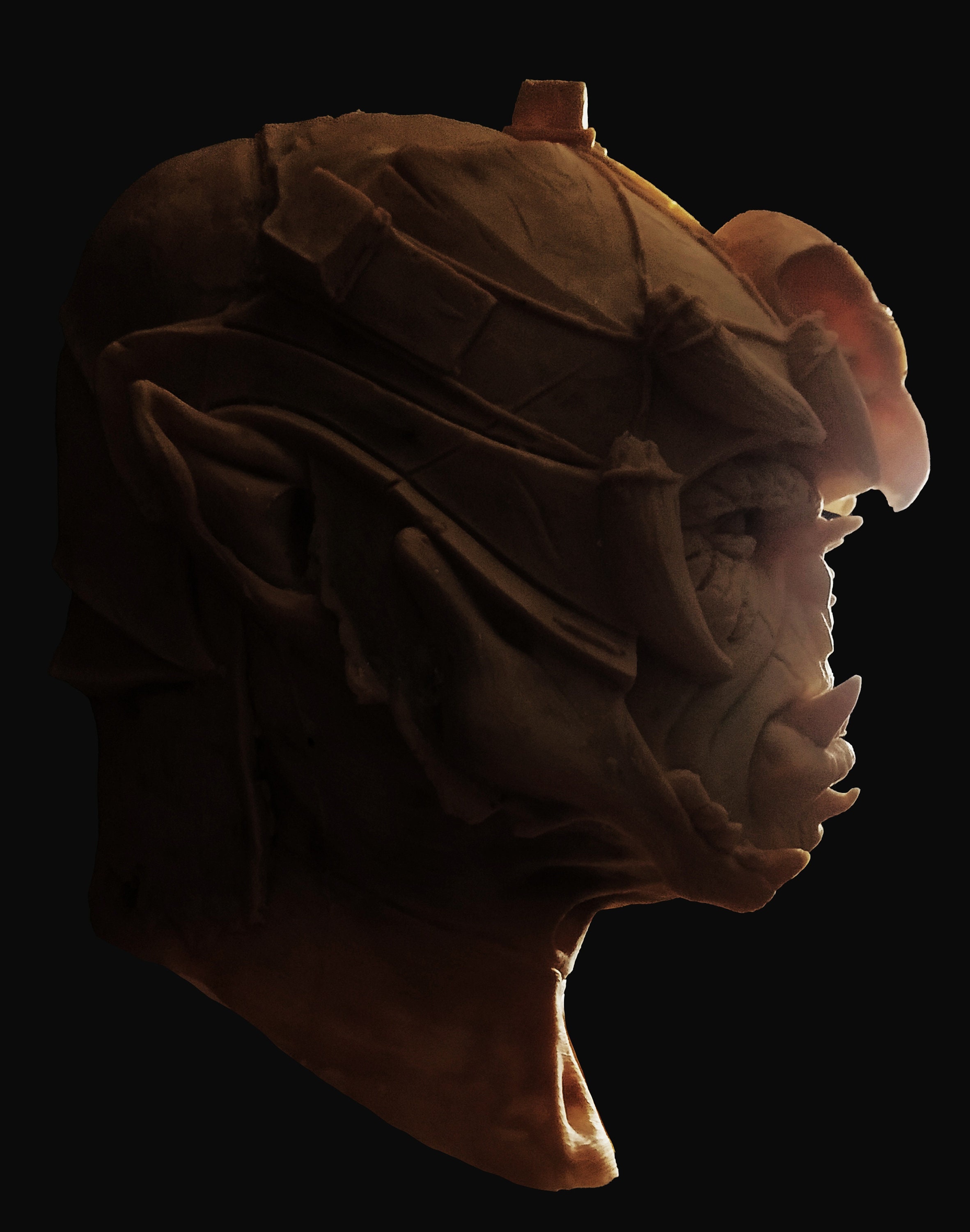 Tribal Orc Warrior Latex Mask - Etsy