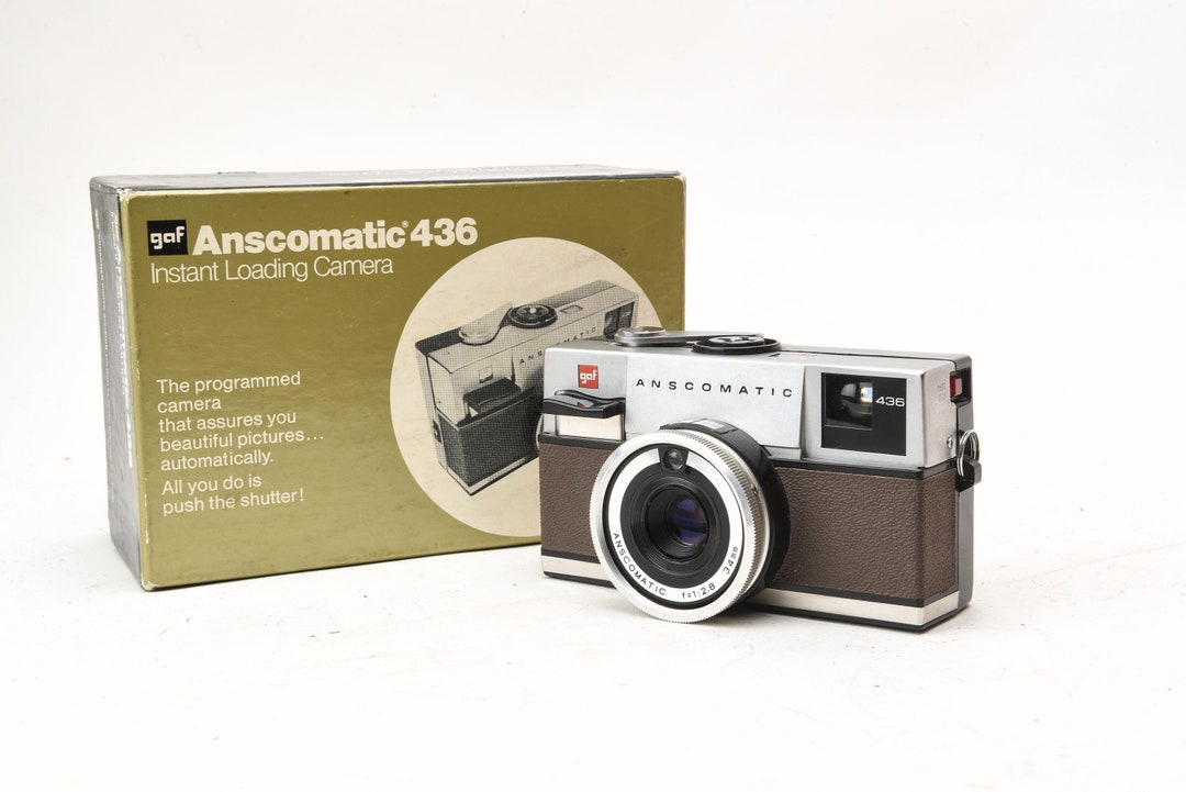 Gaf Anscomatic 436 Instant Loading 126 Film Camera W/ Original - Etsy