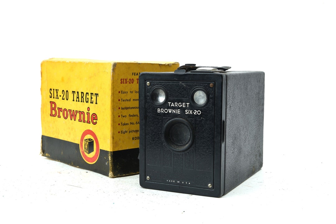 Kodak Six-20 Target Brownie Vintage Box Camera W/ Original Box - Etsy
