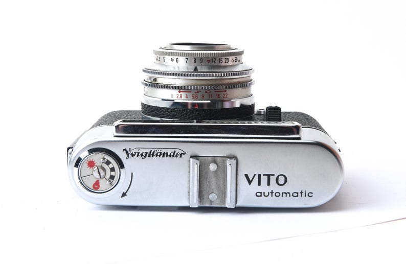 Voigtlander Vito Automatic Vintage 35mm Film Camera W/ Lanthar 50mm F:2 ...