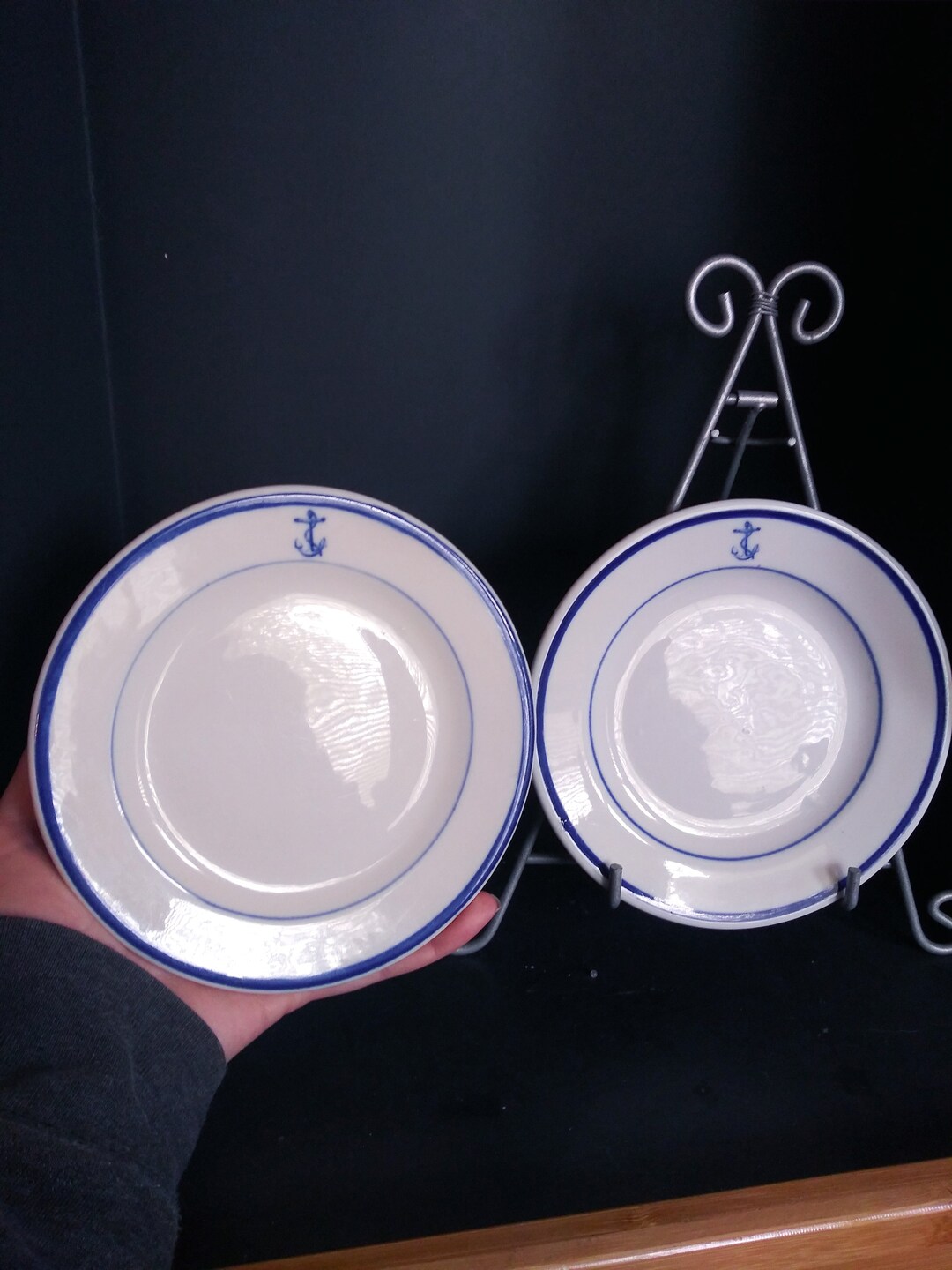 Vintage U.S. Navy Mess Hall Plates Tepco USA Vitrified Bone China 6.25 ...