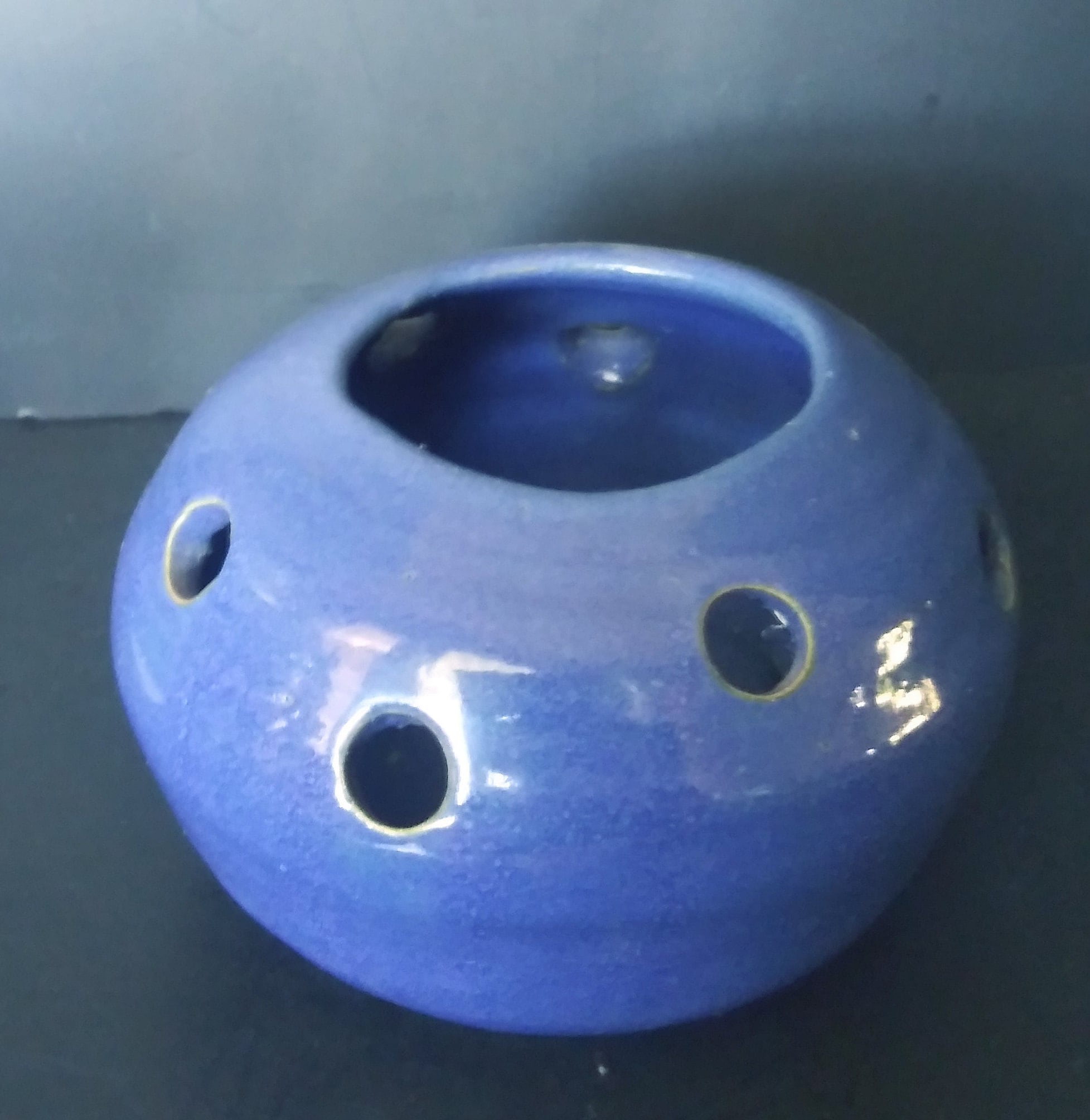 CORNELISON Bybee Kentucky Folk Art Pottery Drippy Glaze Blue Pottery ...