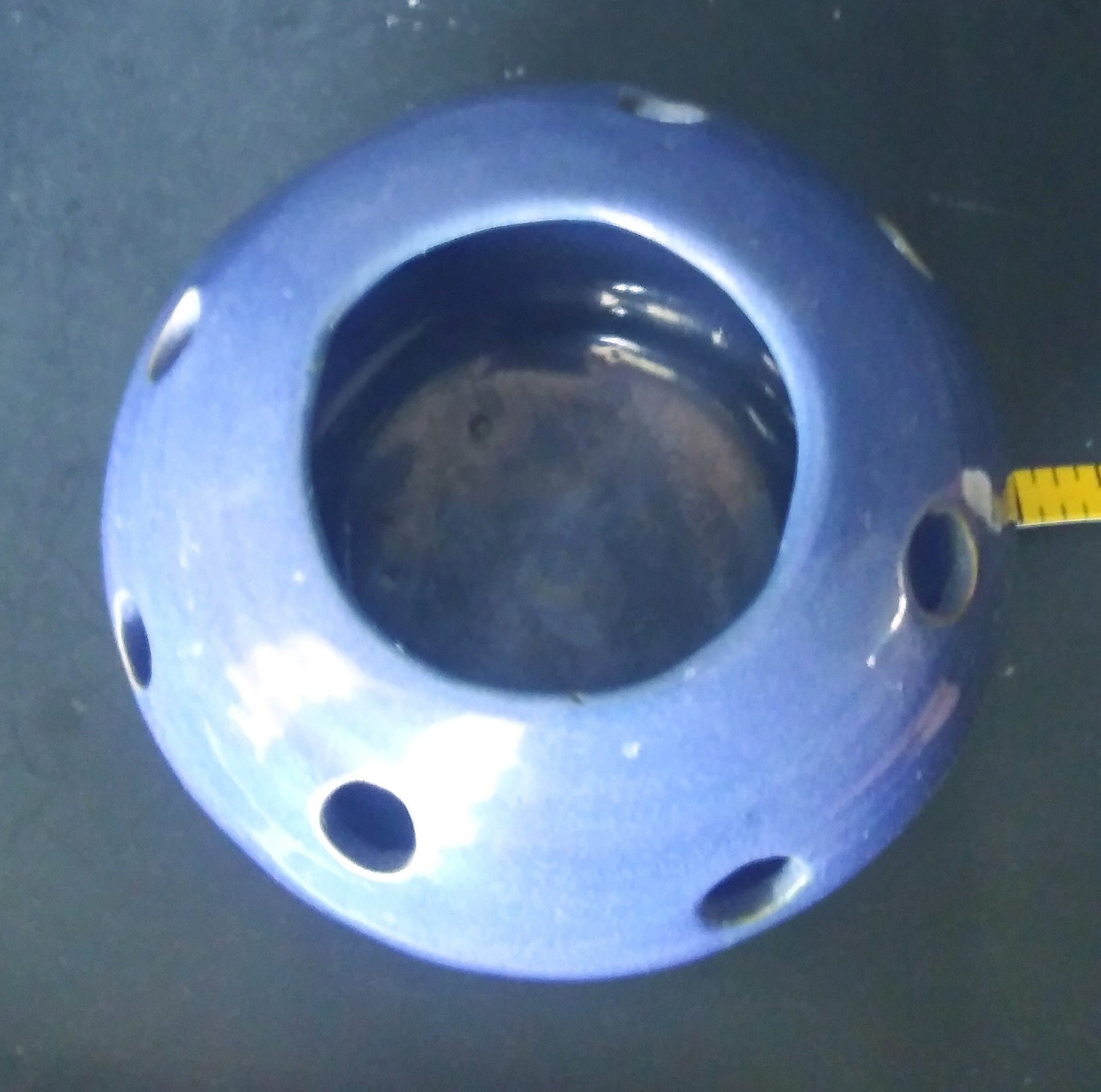 CORNELISON Bybee Kentucky Folk Art Pottery Drippy Glaze Blue Pottery ...