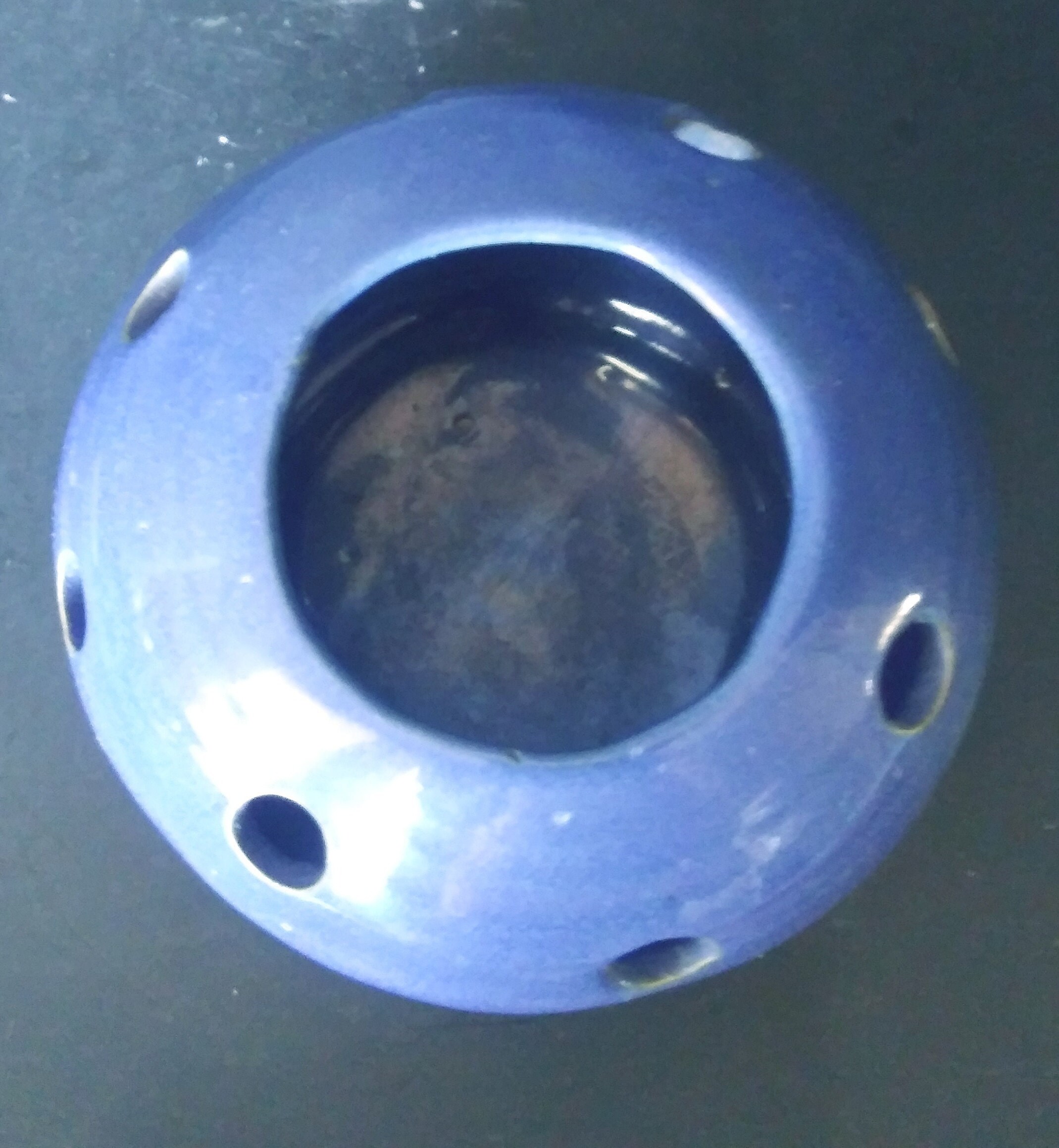 CORNELISON Bybee Kentucky Folk Art Pottery Drippy Glaze Blue Pottery ...