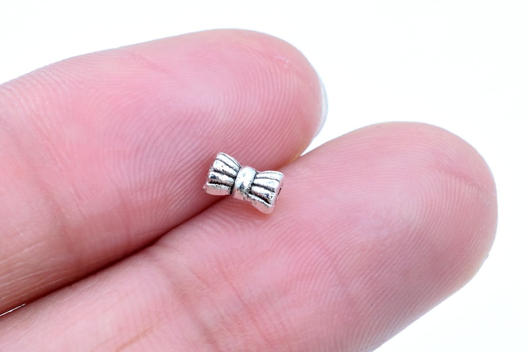 100 Pcs 6x3mm Tube Spacer Beads Antique Silver Tone (62697-2295) - Etsy