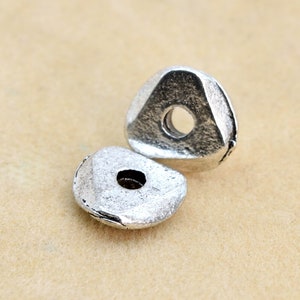 30 Pcs 6x1mm Chip Spacer Beads Antique Silver Tone 62354-2283 - Etsy