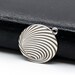 1 Pcs Stainless Steel Op Art Optical Illusion Coin Charm (41022-2170 ...
