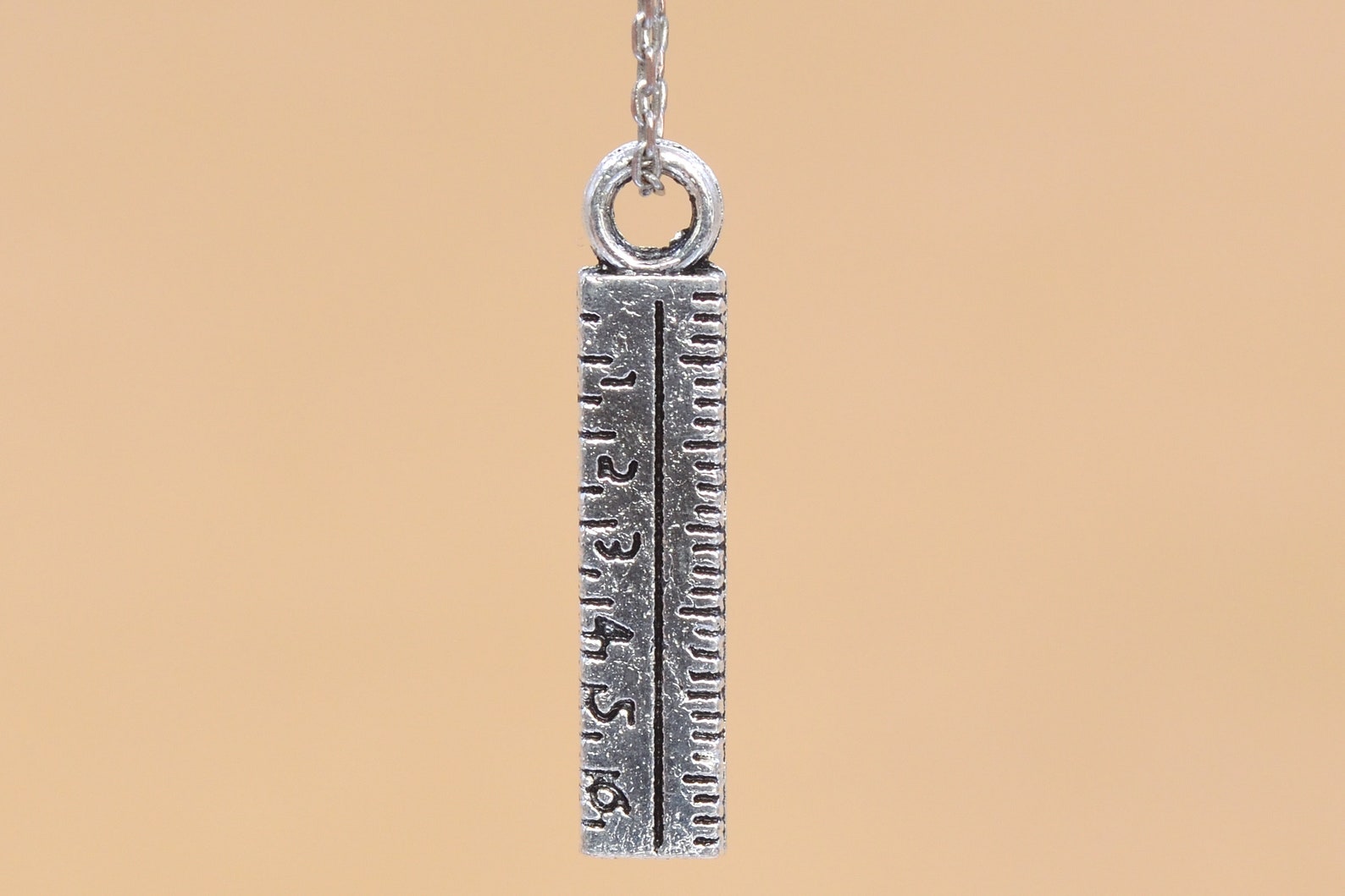 10 Pcs Ruler Charm Antique Silver Tone 62095-2193 - Etsy