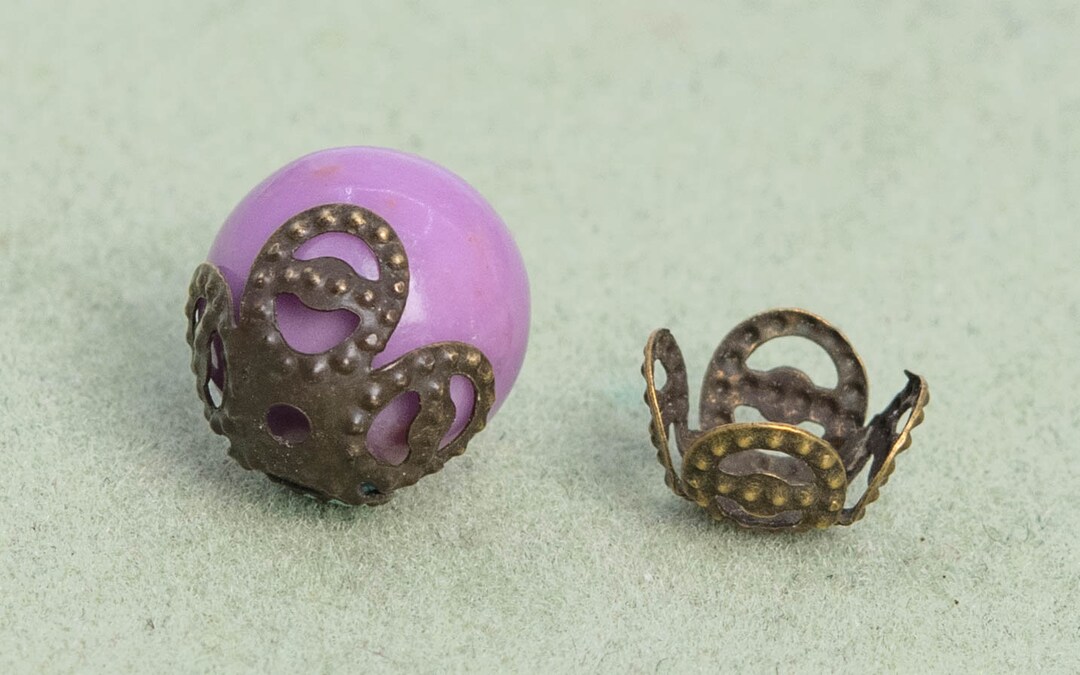 60 Hollow Cone Bead Cap 8x5mm Antique Bronze Tone (110143-3129) - Etsy