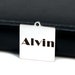 1 Pcs Stainless Steel Name Alvin Square Charm (40901-2164) - Etsy