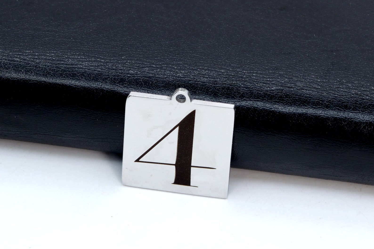 1 Pcs Stainless Steel Number 4 Square Charm 40661-2152 - Etsy