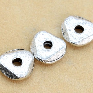 30 Pcs 6x1mm Chip Spacer Beads Antique Silver Tone 62354-2283 - Etsy