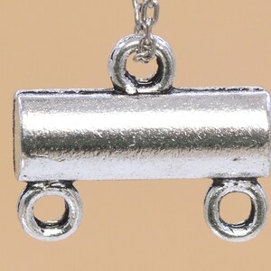 12 Pcs Half Round Rectangle Connector Charm 2 to 1 Links Antique Silver ...