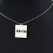 1 Pcs Stainless Steel Name Alvin Square Charm (40901-2164) - Etsy