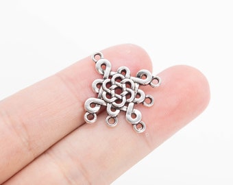 10pcs Chinese Knot Charm Connector Pendants Large Size Charms - Etsy