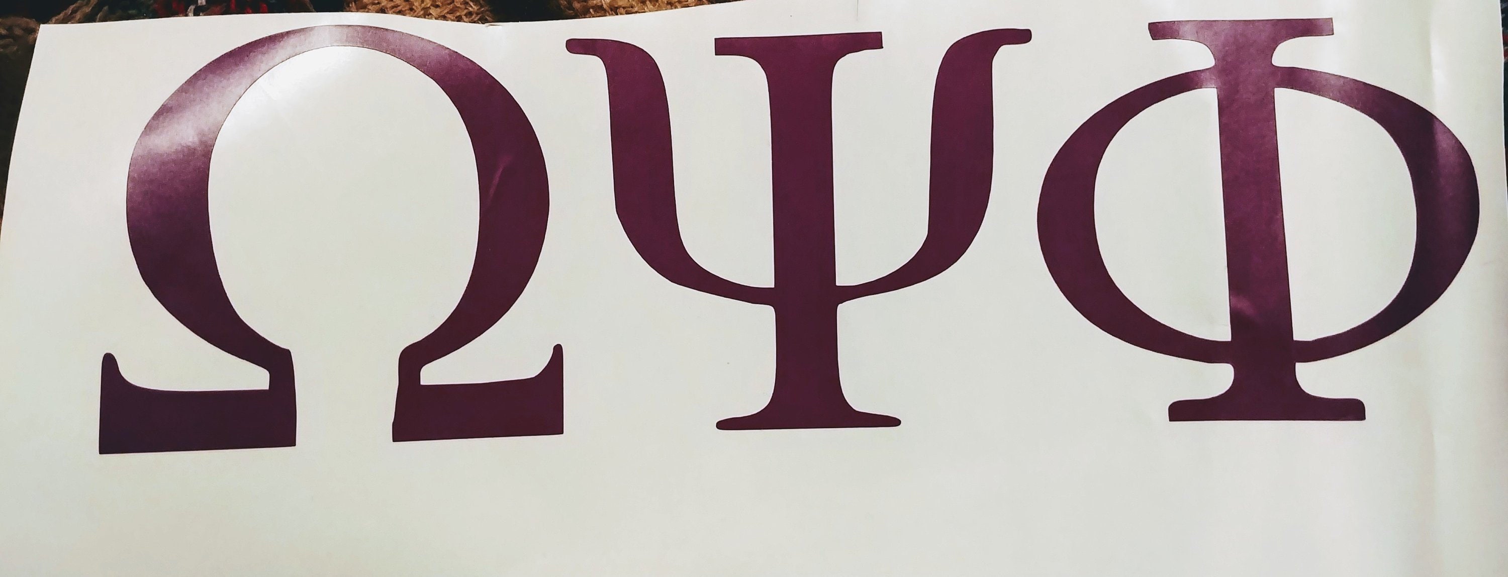 Omega Psi Phi Decal - Etsy