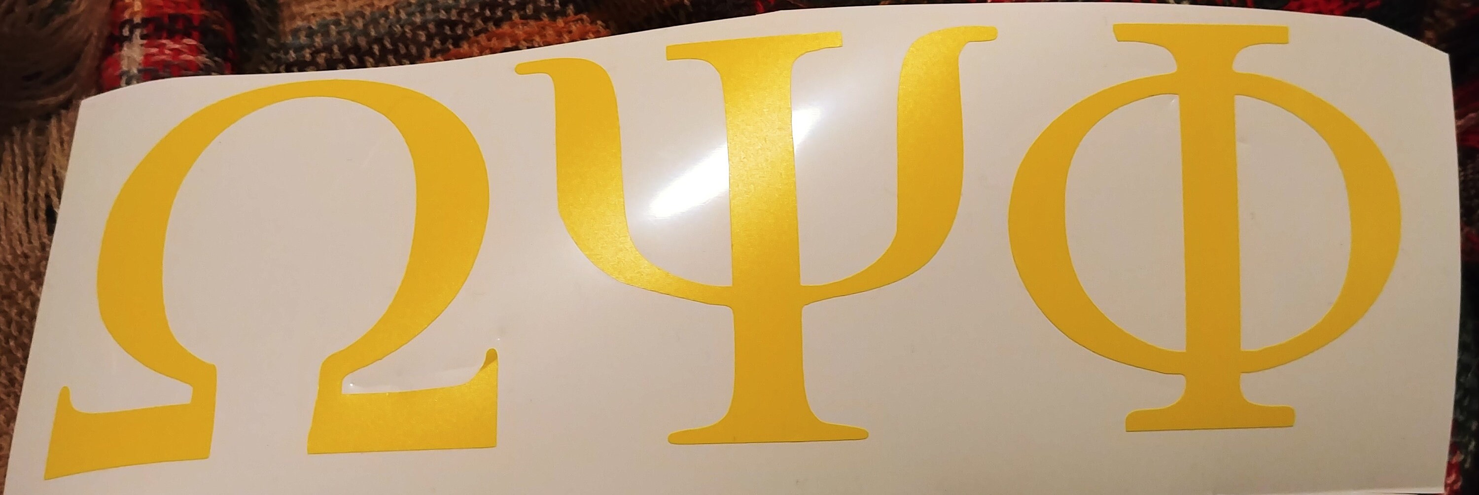 Omega Psi Phi Decal - Etsy