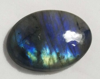 25x35mm 52.8cts Loose Gemstone Blue Fire Labradorite Natural ...