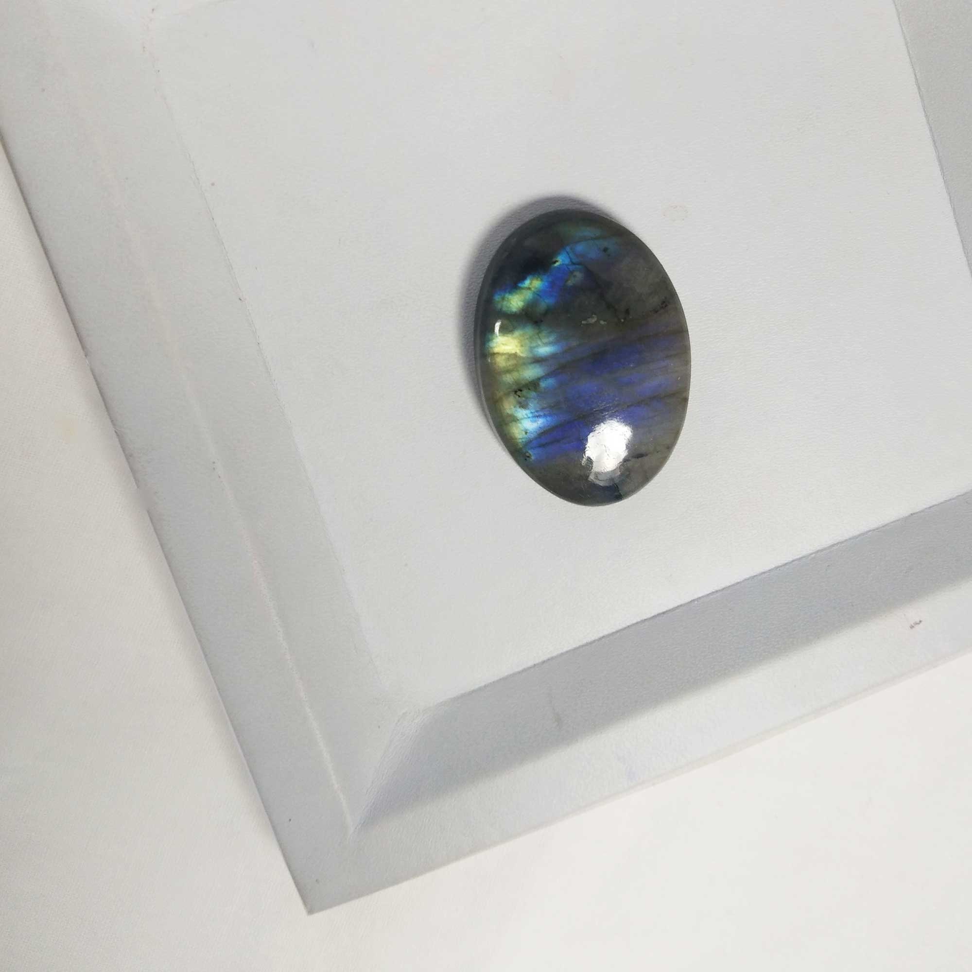 25x35mm 52.8cts Loose Gemstone Blue Fire Labradorite Natural ...