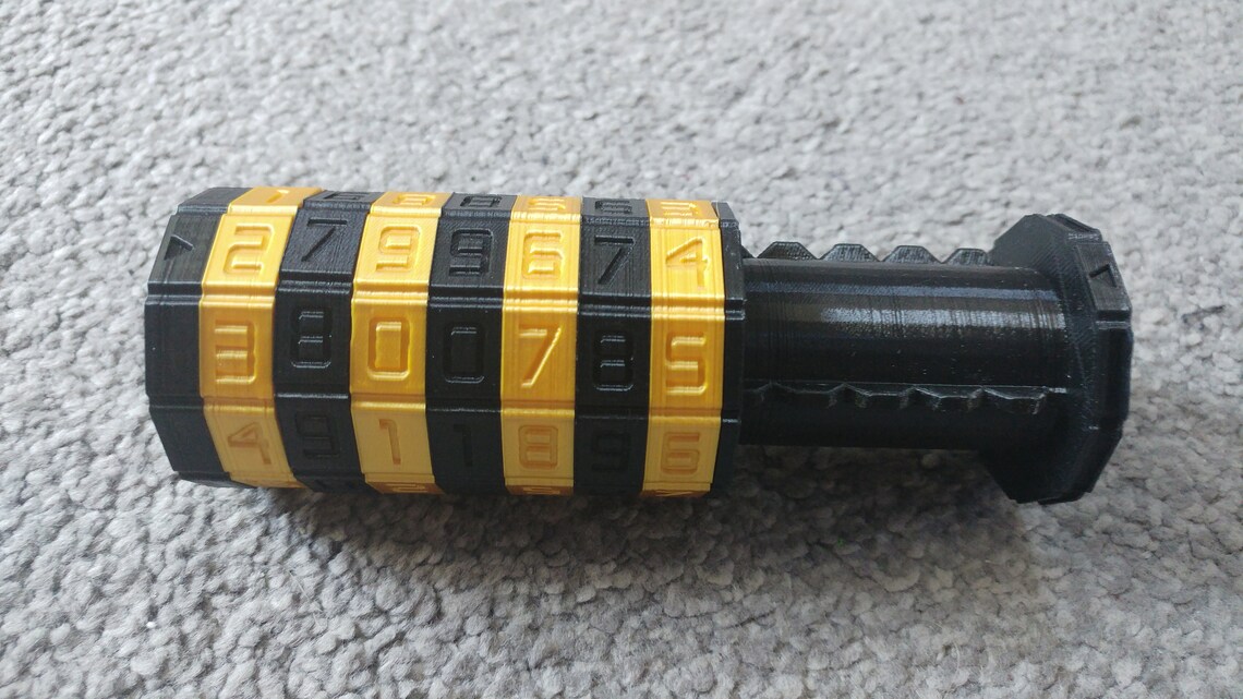 Mini Cryptex Geocaching Puzzle DaVinci Replica 3D Print | Etsy