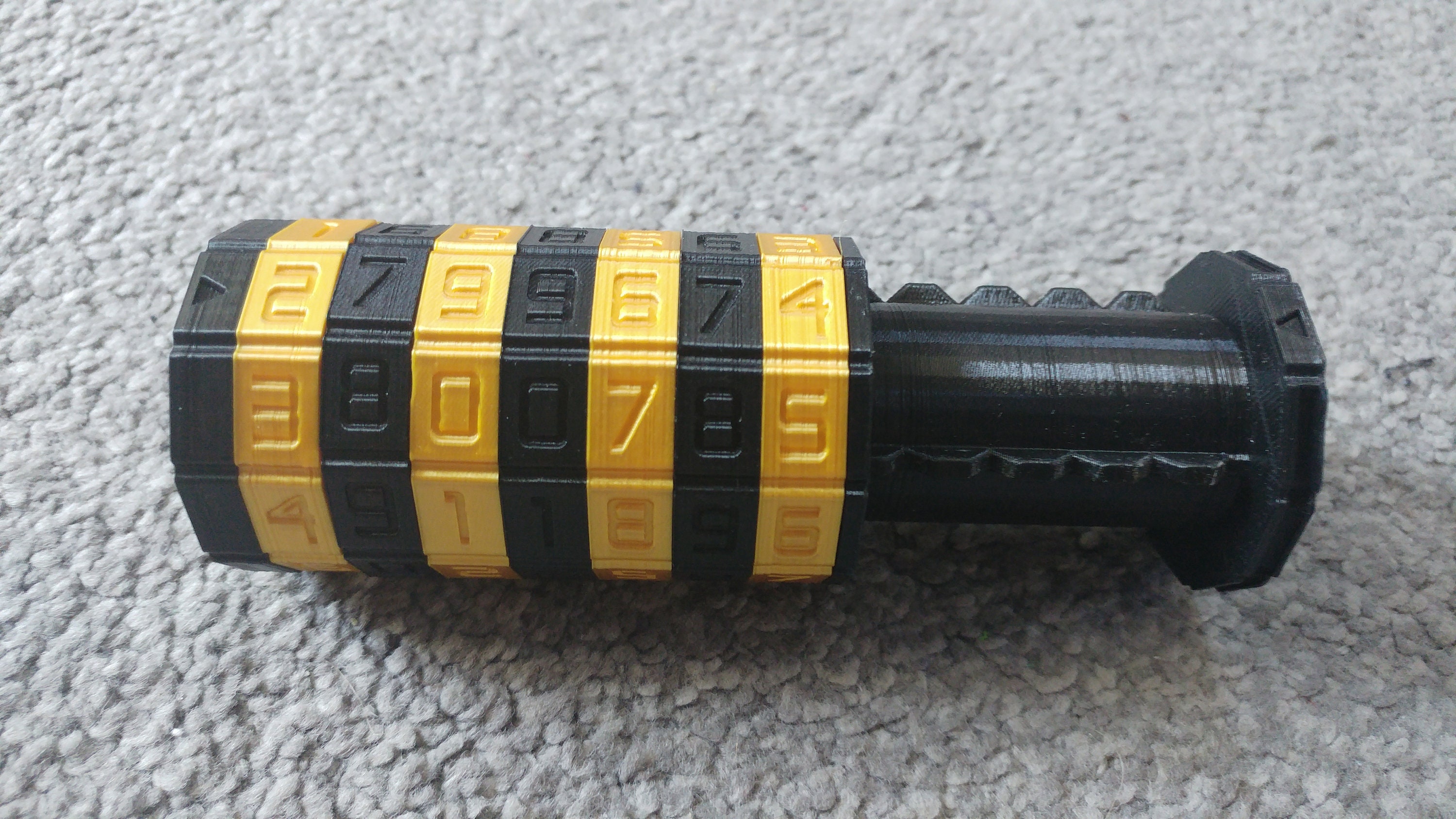 Mini Cryptex Geocaching Puzzle Davinci Replica 3D Print Plastic 5, 6 or ...