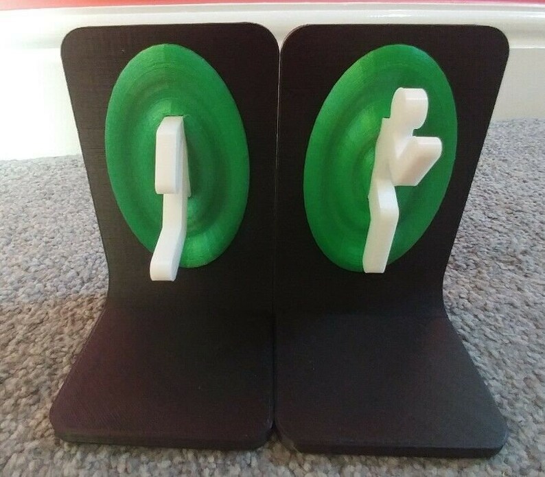 Portal Bookends Xbox PS4 Video Games Rack Movies Stand - Pick Your ...