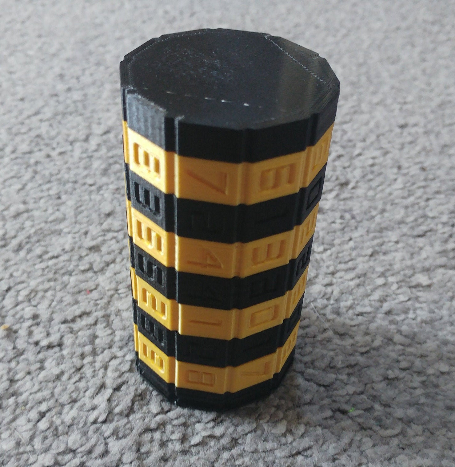 Mini Cryptex Geocaching Puzzle Davinci Replica 3D Print Plastic 5, 6 or ...