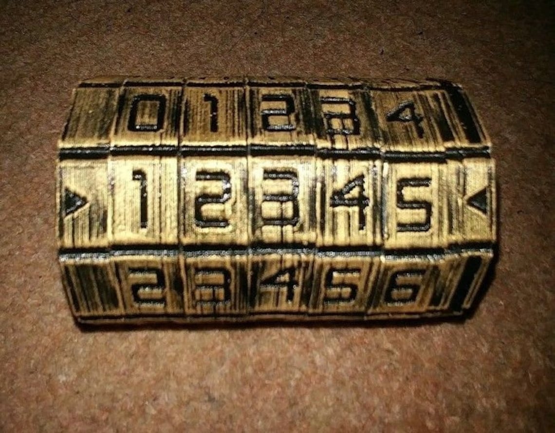 Mini Cryptex Puzzle DaVinci Replica 3D Print Plastic 5 6 or 7 | Etsy