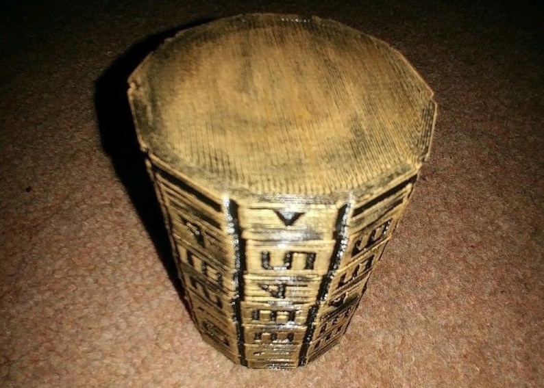 Mini Cryptex Puzzle DaVinci Replica 3D Print Plastic 5 6 or 7 | Etsy