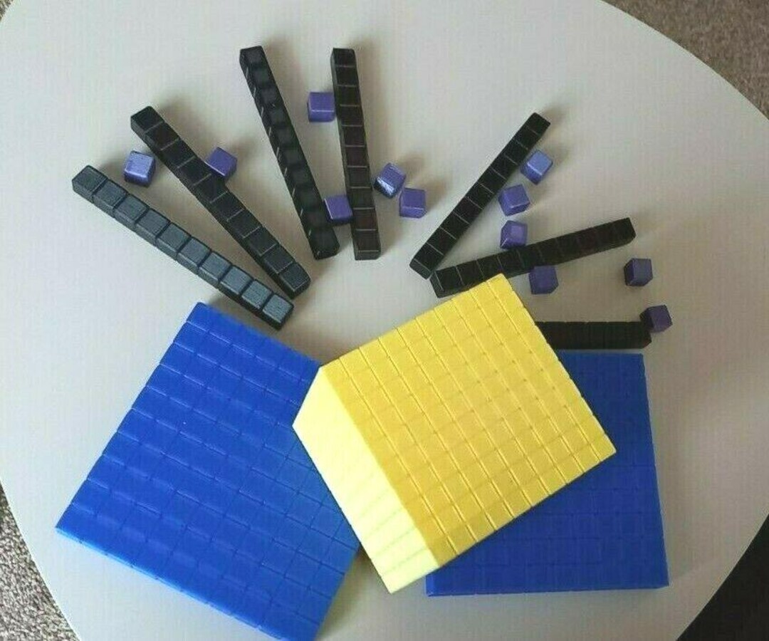 Maths Base Ten Dienes Place Value Educational Learning Tool Number ...