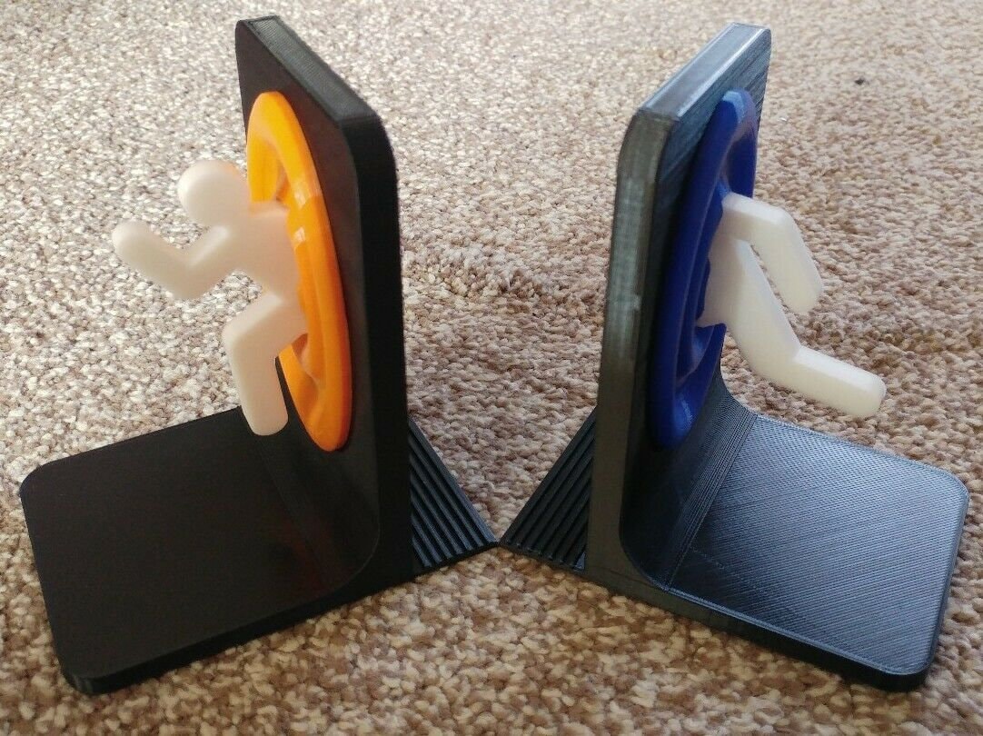 Portal Bookends Xbox PS4 Video Games Rack Movies Stand Pick - Etsy UK