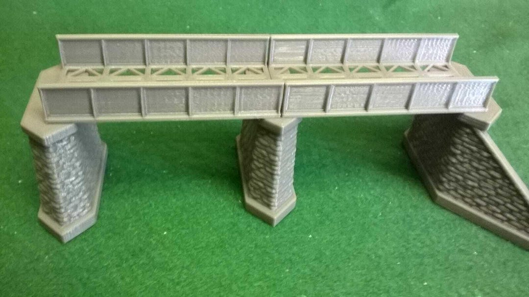 Girder Bridge TT120 Gauge Model Railway Bridge Support Girders ...