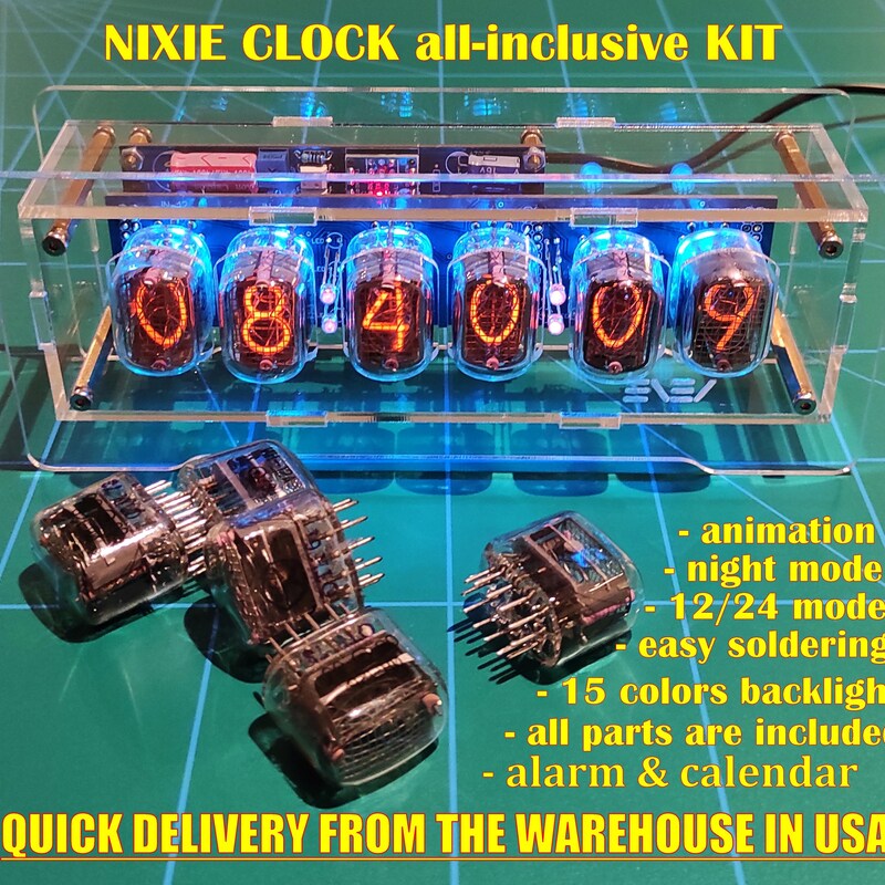 Nixie Clock - Etsy