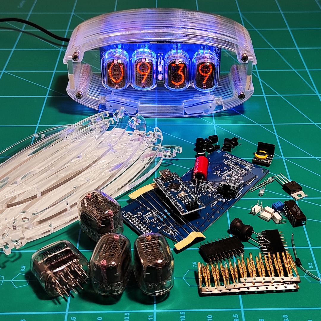 DIY Nixie Clock With IN-12 Tubes / Easy Assembly All-inclusive KIT ...