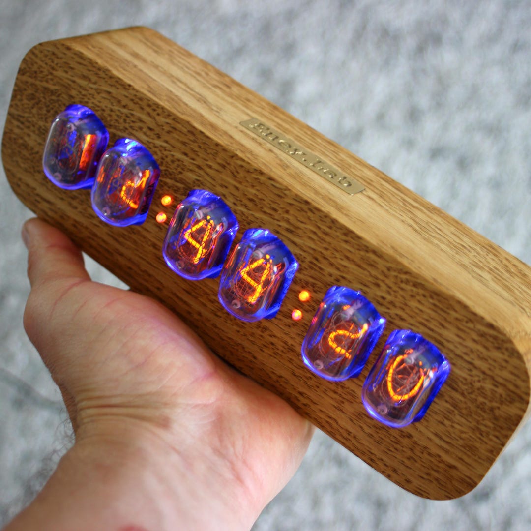 6 Tubes Nixie Clock * Alarm * Calendar * Night Mode - Etsy