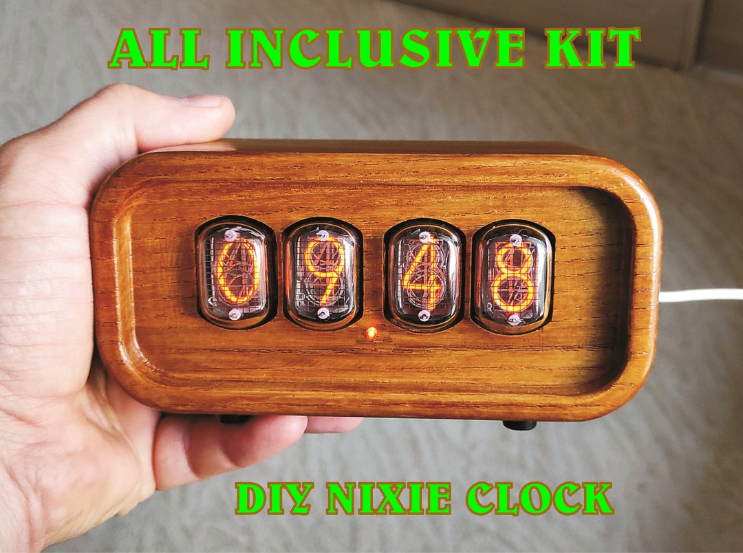 KIT Nixie Tubes Clock/ Tubes and All Parts Are Included/ Color ...